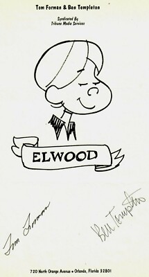 RARE! “Motley's Crew" Tom Forman & Ben Templeton Hand Signed Elwood ...