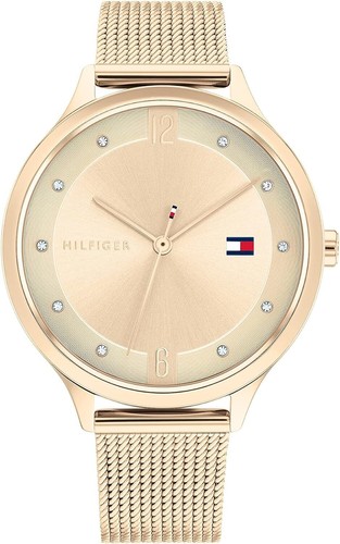 Tommy Hilfiger 1782431 Women's 38mm Ionic Carnation Gold Plated Steel ...