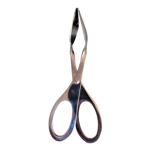 Oneida Stainless Steel Small Serving Tongs Scissor Hinged Style Kitchen ...