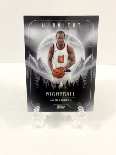 2023-24 Topps Midnight Basketball Nightball JALEN BRUNSON 1 Of 1 ! SSP 🔥🔥🔥 | eBay