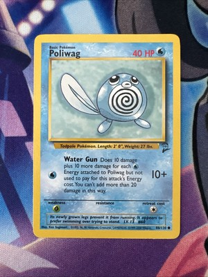 Pokemon TCG - Poliwag 088/130 Base Set 2 Regular - LP | eBay
