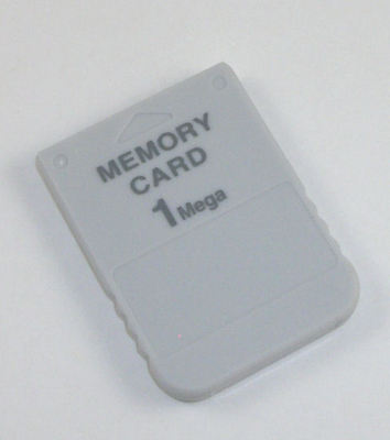 New Playstation PSX PS1 1 Mega Memory Card - Saves PS1 game data on PS1 ...