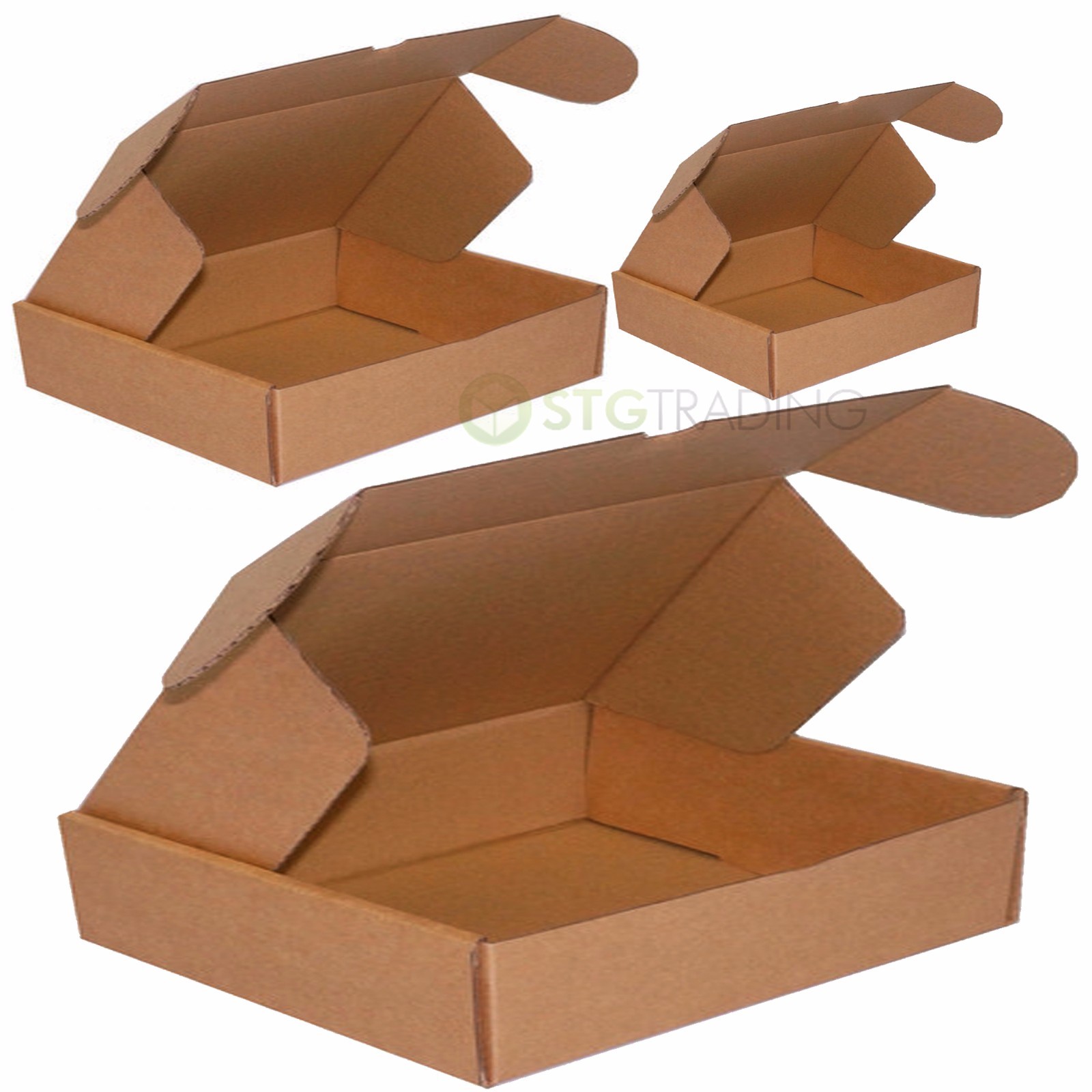Brown Die Cut Folding Lid Cardboard Boxes Inc C4 C5 C6 PIP FULL RANGE ...