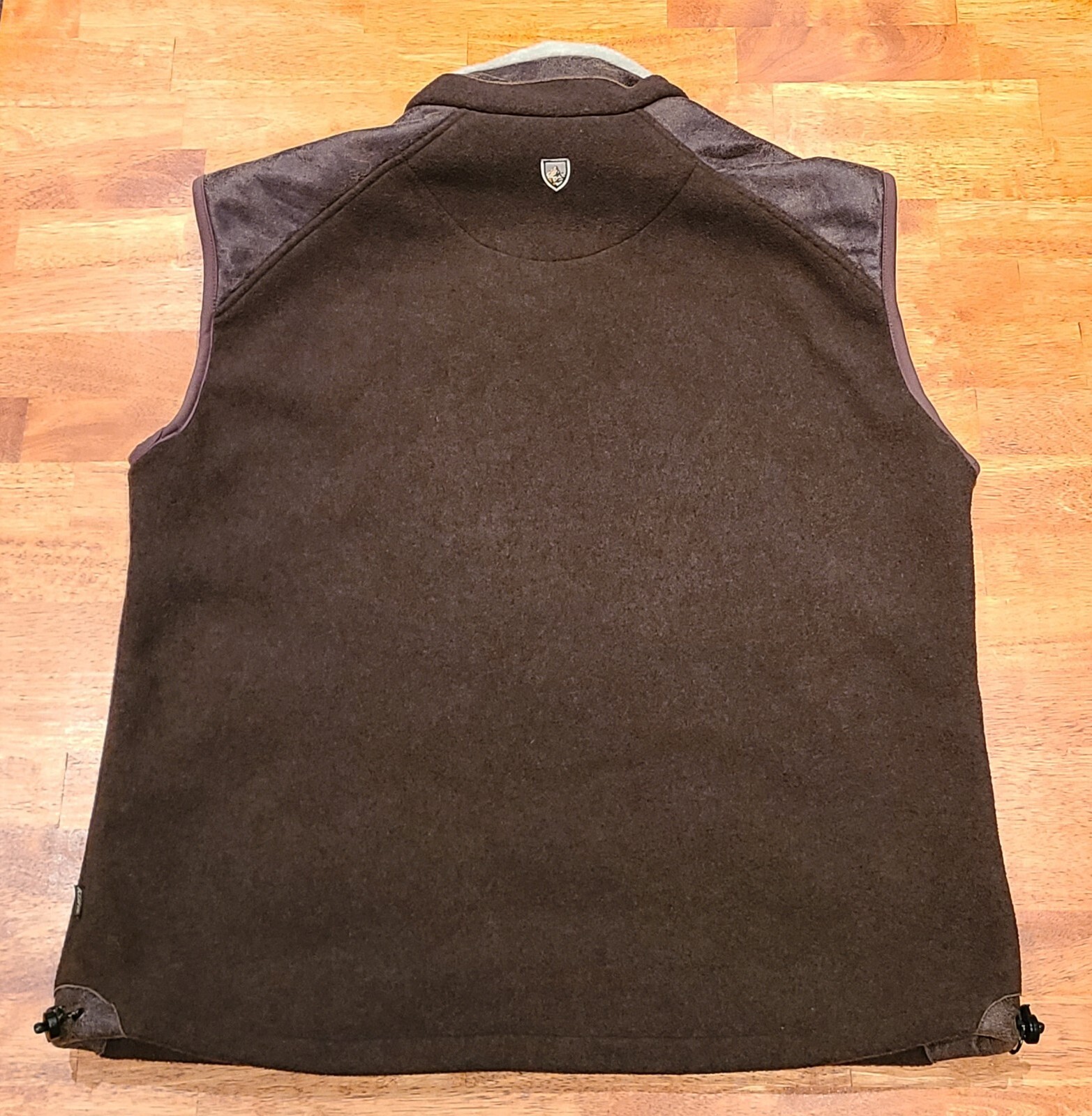 Kuhl Alpenwurx Fleece Vest Sherpa Collar Full Zip Men's Sz Medium Brown ...