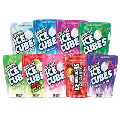 Ice Breakers Variety Flavor Ice Cubes | 40 Pieces Each | Mix & Match ...