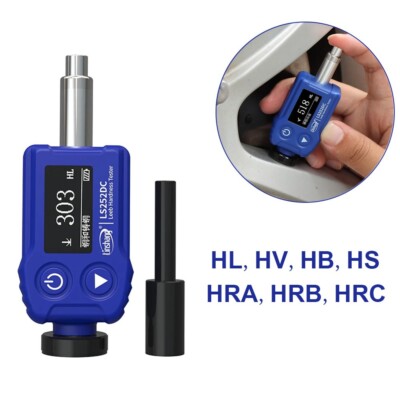 LS252DC Digital Portable Leeb Hardness Tester Metal Measurement ...