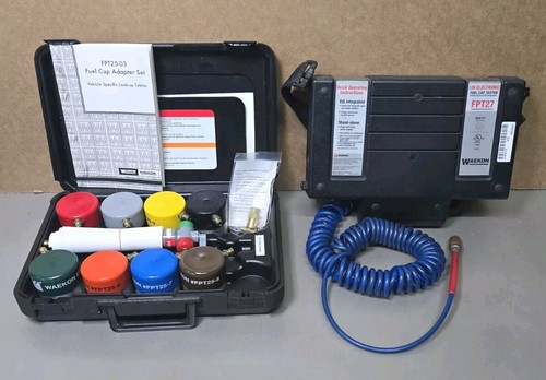 Waekon FPT27 I/M Electronic Fuel Cap Tester With NEW FPT25-03 Adapters ...