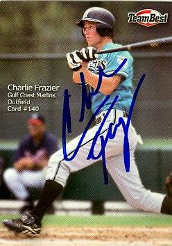 Charlie Frazier autographed baseball card (Todd Frazier) 2000 Team Best ...