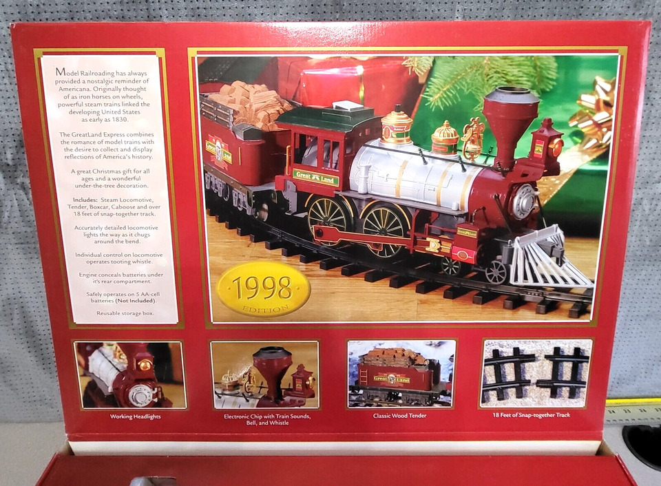 Vtg 1998 New Bright Greatland Train Set Battery Operated | eBay