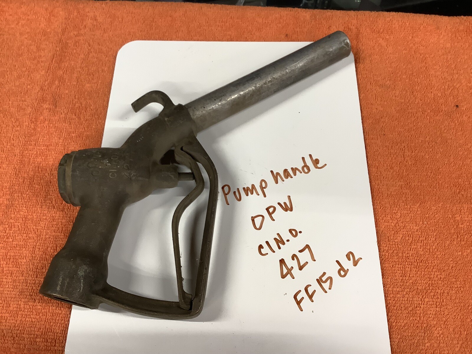 Early SERVICE STATION gas Pump HandLe OPW 427 Vintage FueL original ...