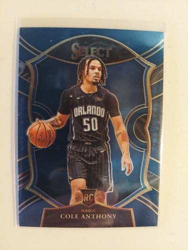 2020-21 Panini Select Cole Anthony Concourse Base Blue Rookie RC #75 ...