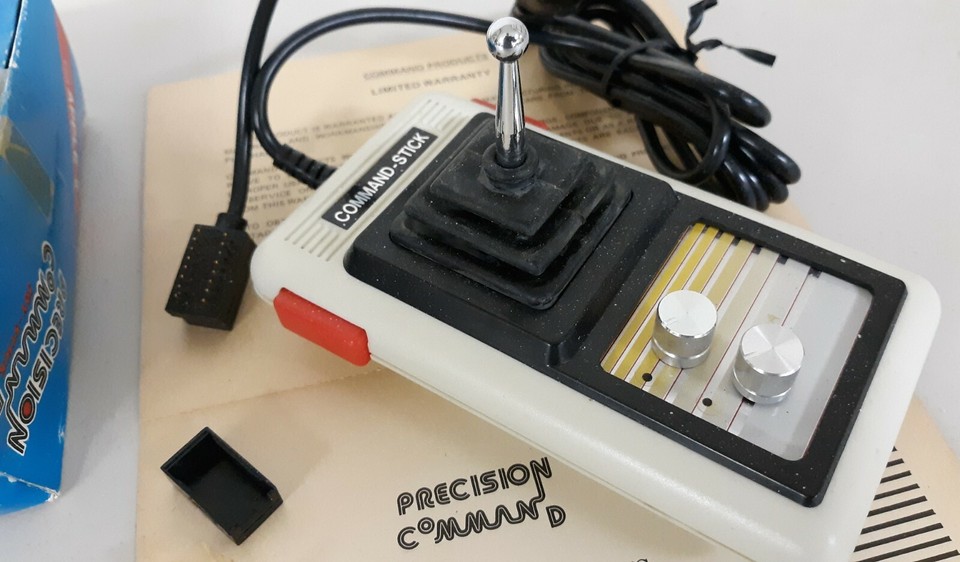 Rare Precision Command Joystick Hand Controller Apple II, II+ plus, IIe ...