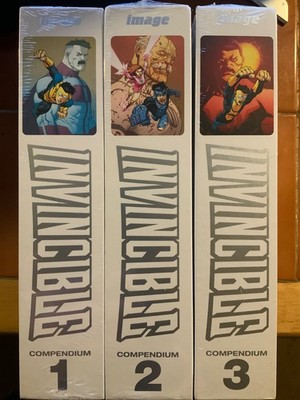 Image Comics - INVINCIBLE COMPENDIUM VOLS 1, 2, 3 HARDCOVER SET Robert ...