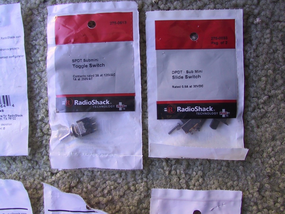 LOT OF RADIO SHACK SWITCHES | eBay