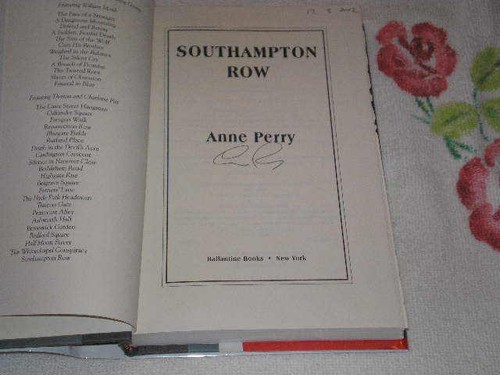 Southampton Row by Anne Perry **Signed** 9780345440037| eBay