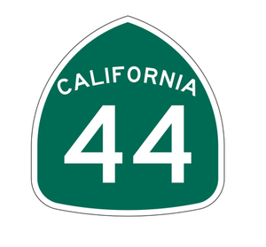 California State Route 44 Sticker Decal R1146 Highway Sign | eBay