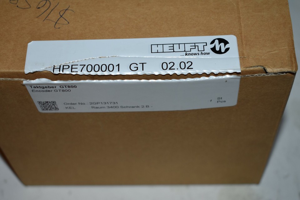 HEUFT HPE700001 GT/V2.02 ENCODER GT800 | eBay