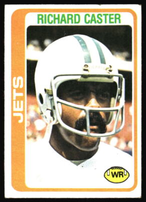 1978 Topps Richard Caster #21 New York Jets | eBay