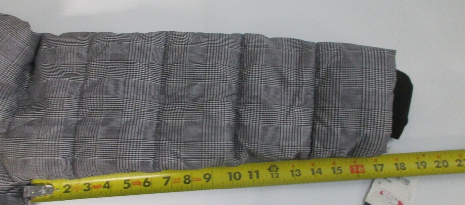 Sebby Women's Black /White Plaid puff short SP9119 Jacket Size M | eBay