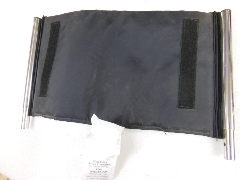 INVACARE padded Back Rest for Wheelchair with chrome End Pieces 11"x 20 ...