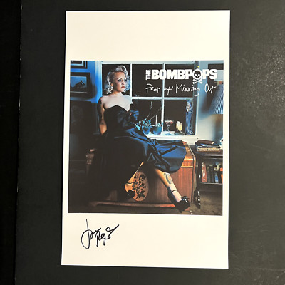 The Bombpops Signed Fear Of Missing Poster (Jen Razavi Autograph NOT ...