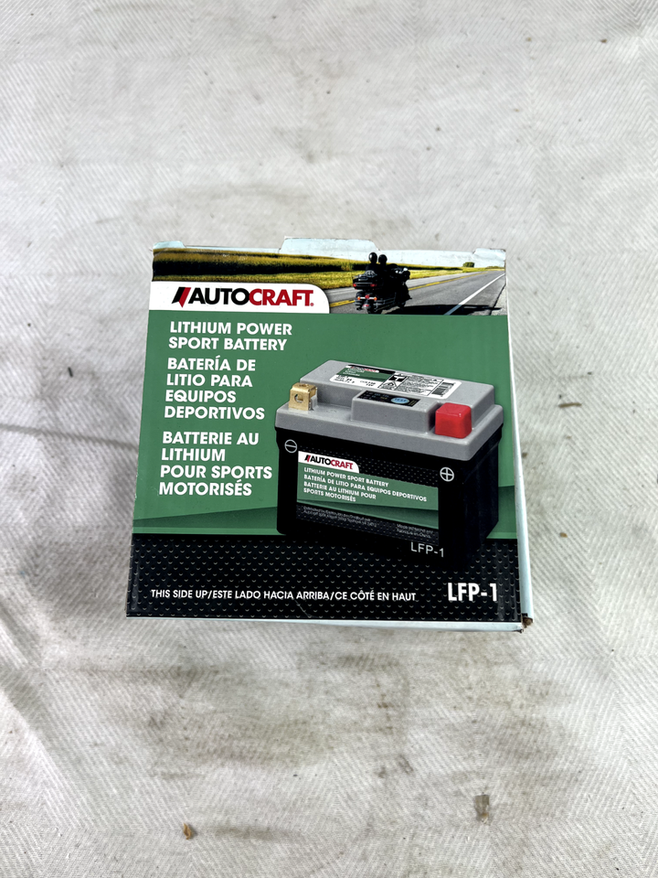 Autocraft LFP-1 Lithium Power Sport Battery