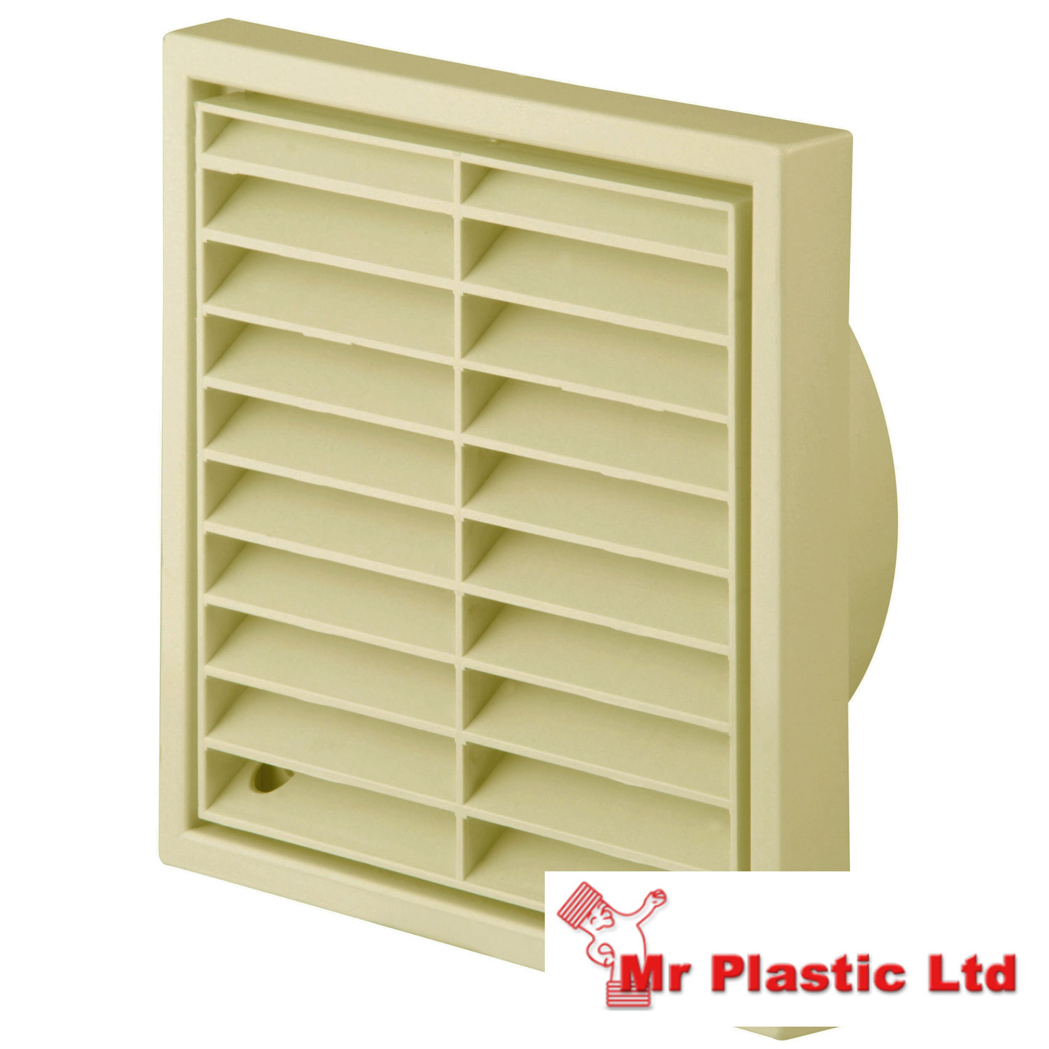 Manrose 100mm Ventilation Fixed Wall Grille Vent in Various Colours ...