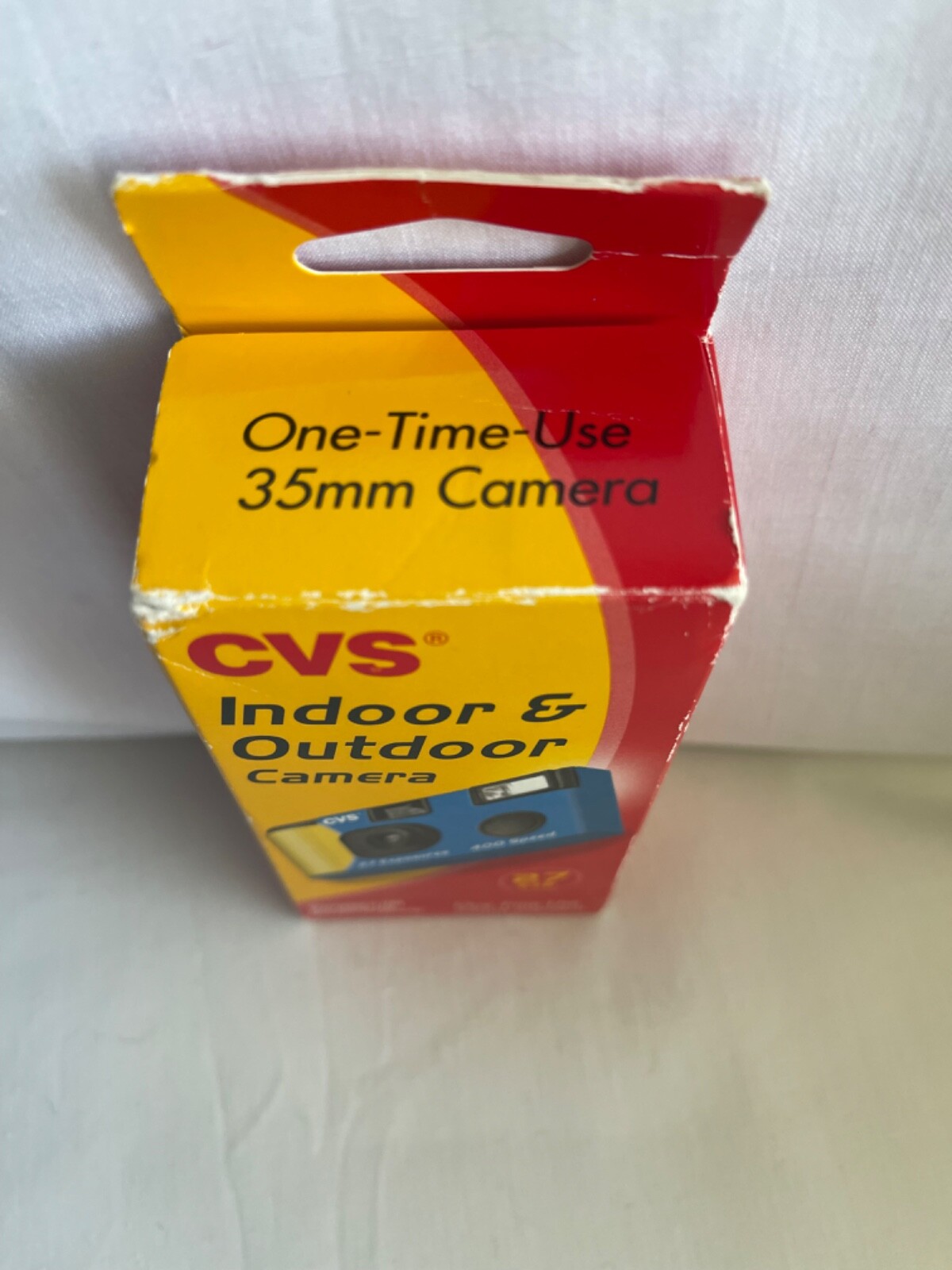 CVS Power Flash Indoor & Outdoor Camera 27 EXP 400 Speed Film One Time ...