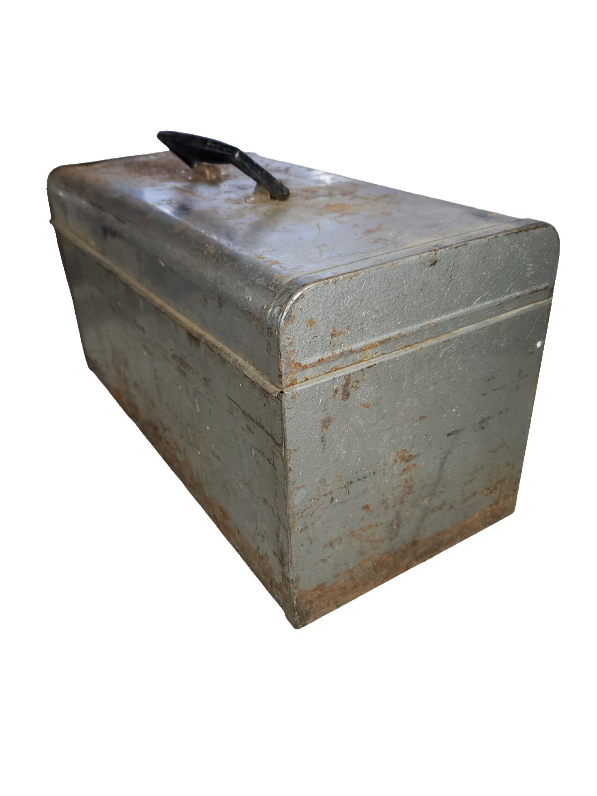 Vintage Craftsman Crown Logo Heavy Duty 18" Tool Box With Red Tray Made ...