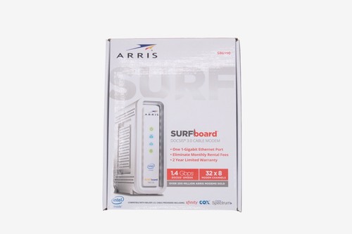 ARRIS Surfboard SB6190 - 32x8 Docsis 3.0 Cable Modem - White | eBay
