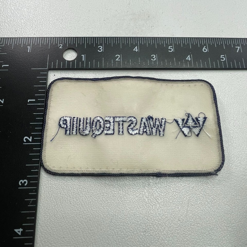 VTG WASTEQUIP WASTE HANDLING EQUIPMENT Advertising Patch (dumpster ...