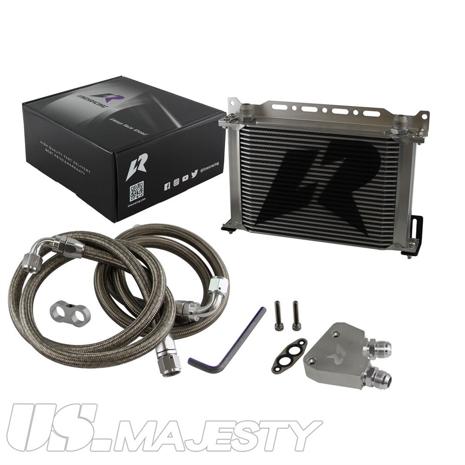 25 Row Engine Oil Cooler Kit For Corvette C5 97-04 C6 05-13 C7 LS1 LS2 ...