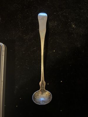 COIN SILVER N. HARDING & COMPANY-BOSTON, MASS. MUSTARD LADLE ...