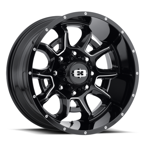 20X10 Vision Off Road 415 Bomb 5x150 Gloss Black Milled Wheel Rim (QTY ...