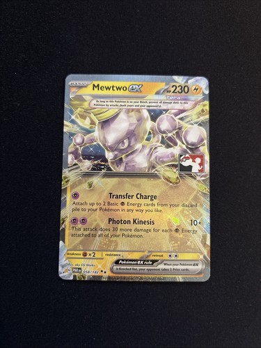 Mewtwo ex (058/182) Prize Pack Series Five - Near Mint Holofoil Pokemon ...