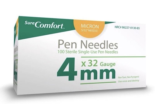 4mm X 32g Box Of 100 Pen Needles, Universal Fit | eBay