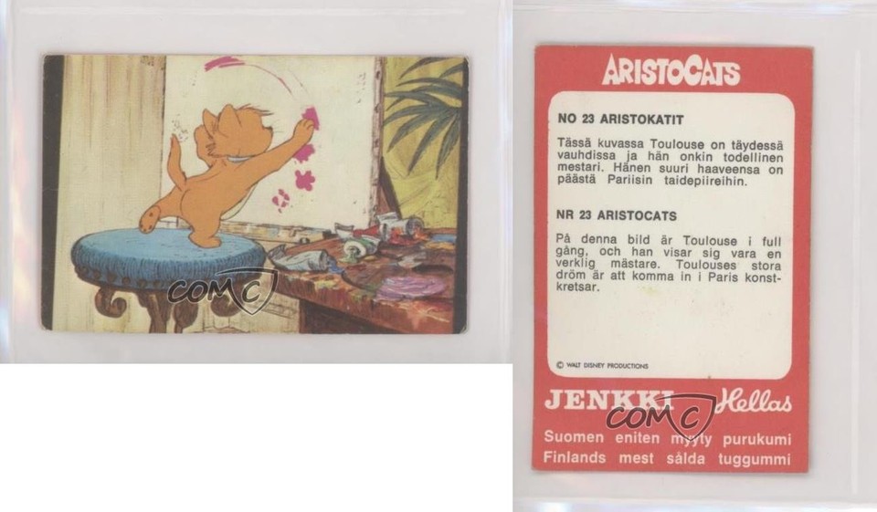 1972 Jenkki Hellas Disney AristoCats Aristocats #23 f5h | eBay