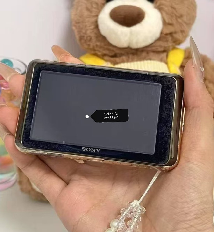 Sony Cybershot Digital Camera DSC-T99D Gold 14.1MP W/ Charger, Battery ...