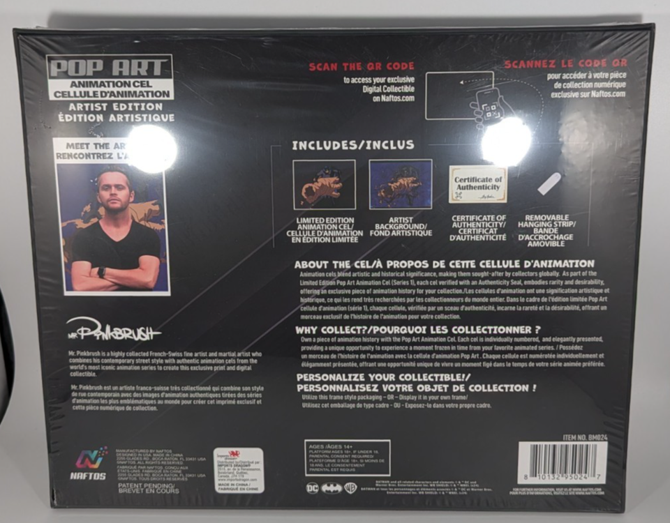 Batman The Animated Series Animation Cel Pop Art Clayface Feat Of Clay ...