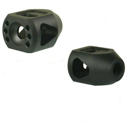 Black 9mm Mini Tanker Linear Compensator Muzzle Brake 1/2x28 TPI | eBay