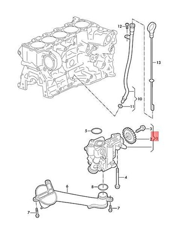 Genuine AUDI Audi TTRS Coupe Road. Roadster RS3 Sportback Oil Pump ...