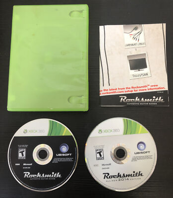 Rocksmith / Rocksmith 2014 Edition Microsoft Xbox 360 game no cable (2 ...