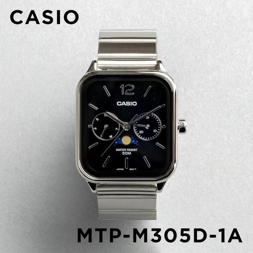 Casio MTP-M305D-1A Moonphase Quartz Stainless Steel Men's Watch MTP ...