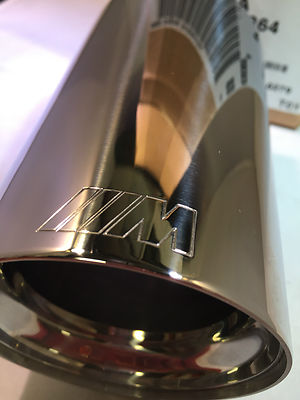 BMW M Performance Chrom Auspuffblende Original 18302354364 | eBay