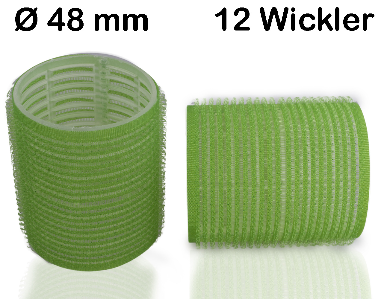 12/24 Haftwickler Lockenwickler Klettwickler Wickler von Ø 32 mm - 48 ...