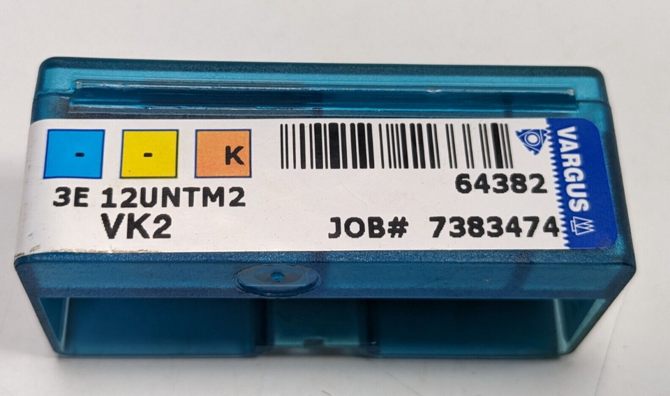 NEW Unused Single VARGUS VARDEX THREAD MILL INSERT - 3E 12UNTM2 - Grade ...