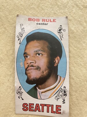 Bob Rule 1969 Topps Basketball Card, Seattle | eBay
