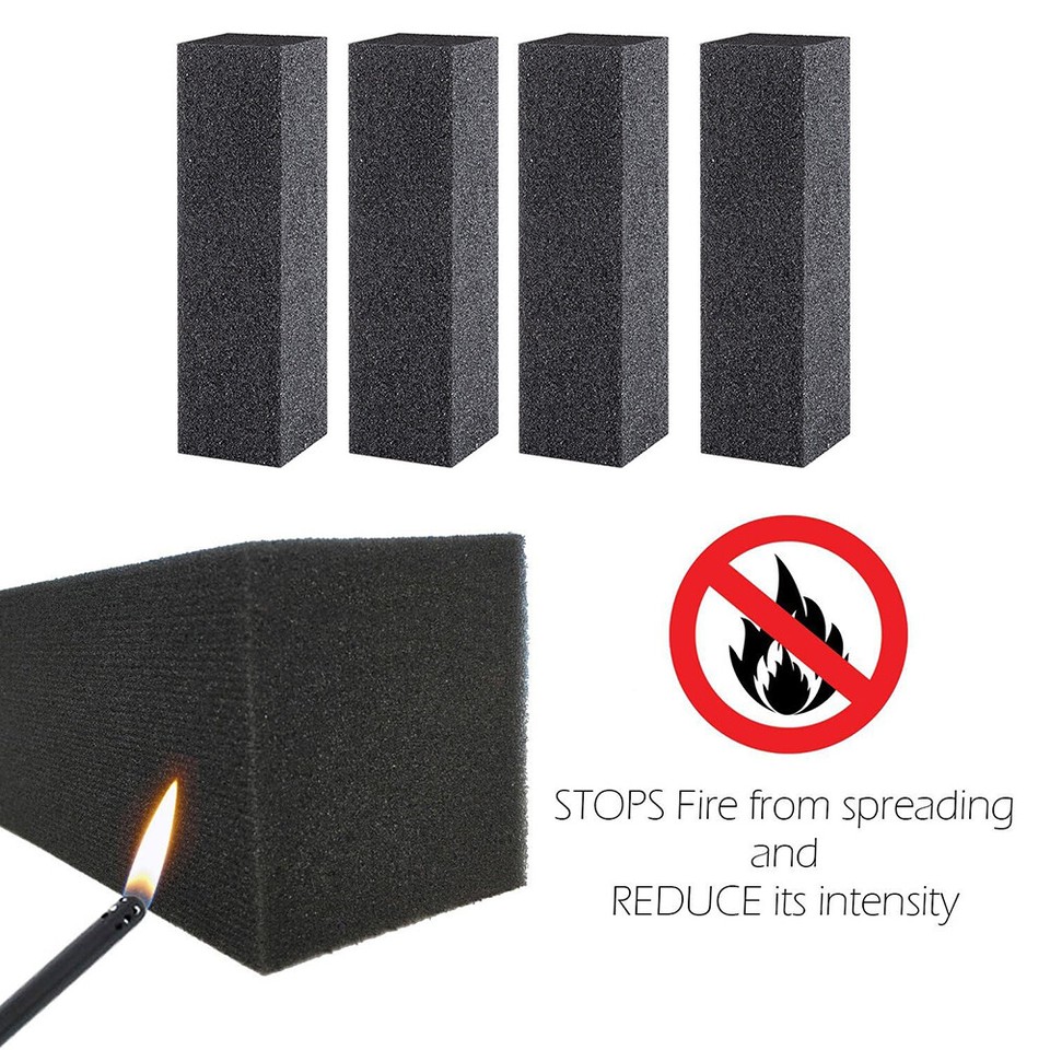 4 Pack Acoustic Foam Panels Blocks Wall Corner Studio Noise ...