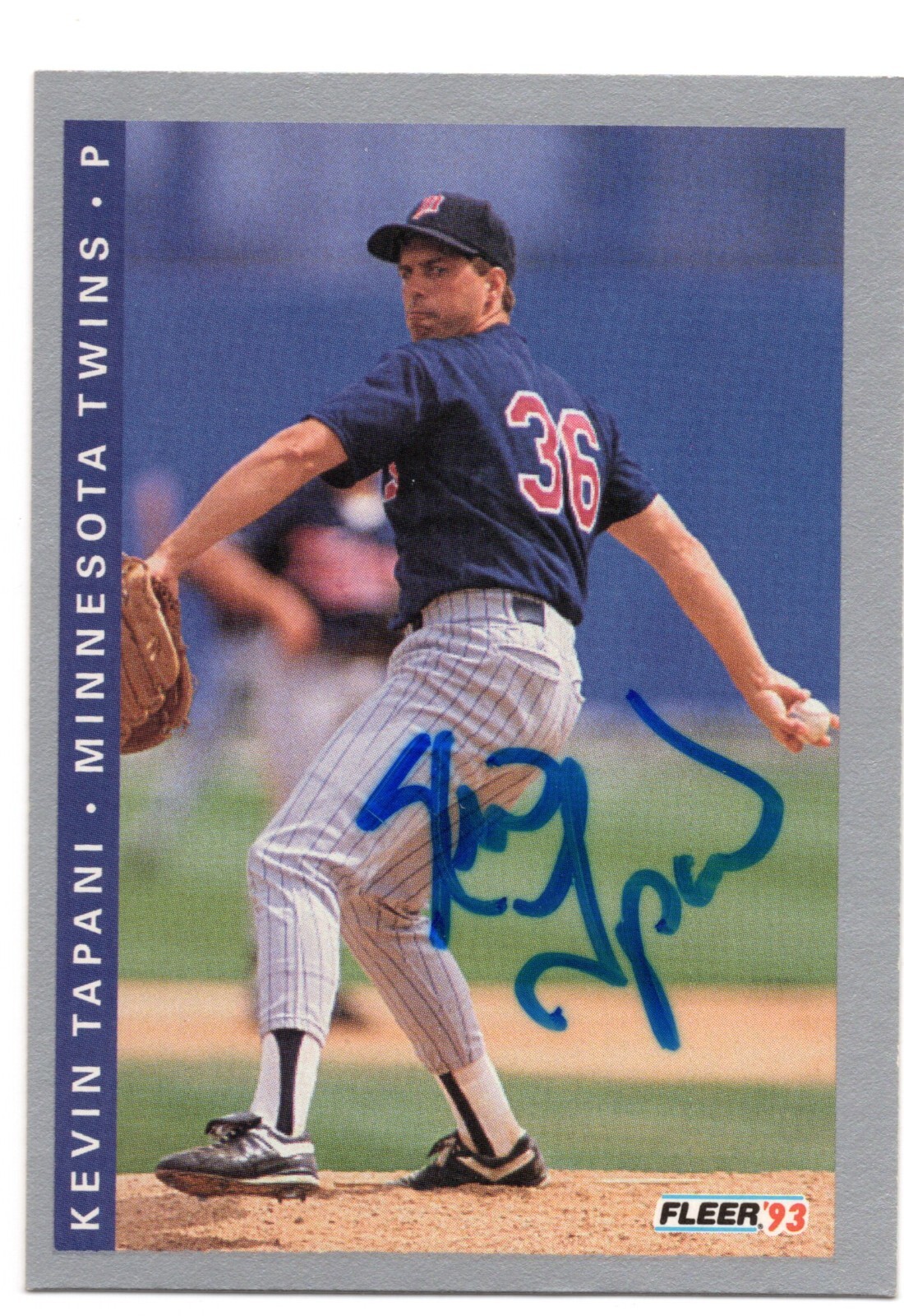 Kevin Tapani Autograph On a 1993 Fleer - Minnesota Twins | eBay