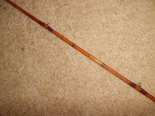 Vintage 36-5/8" Mid Section of Thomas H. Chubb Split Bamboo Fly Rod ...